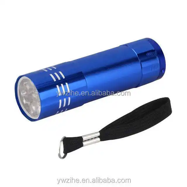 Super Mini Aluminum Uv 9 Led Flashlight Black Light Flashlight - Buy Ultraviolet,Lighting Lamp ...