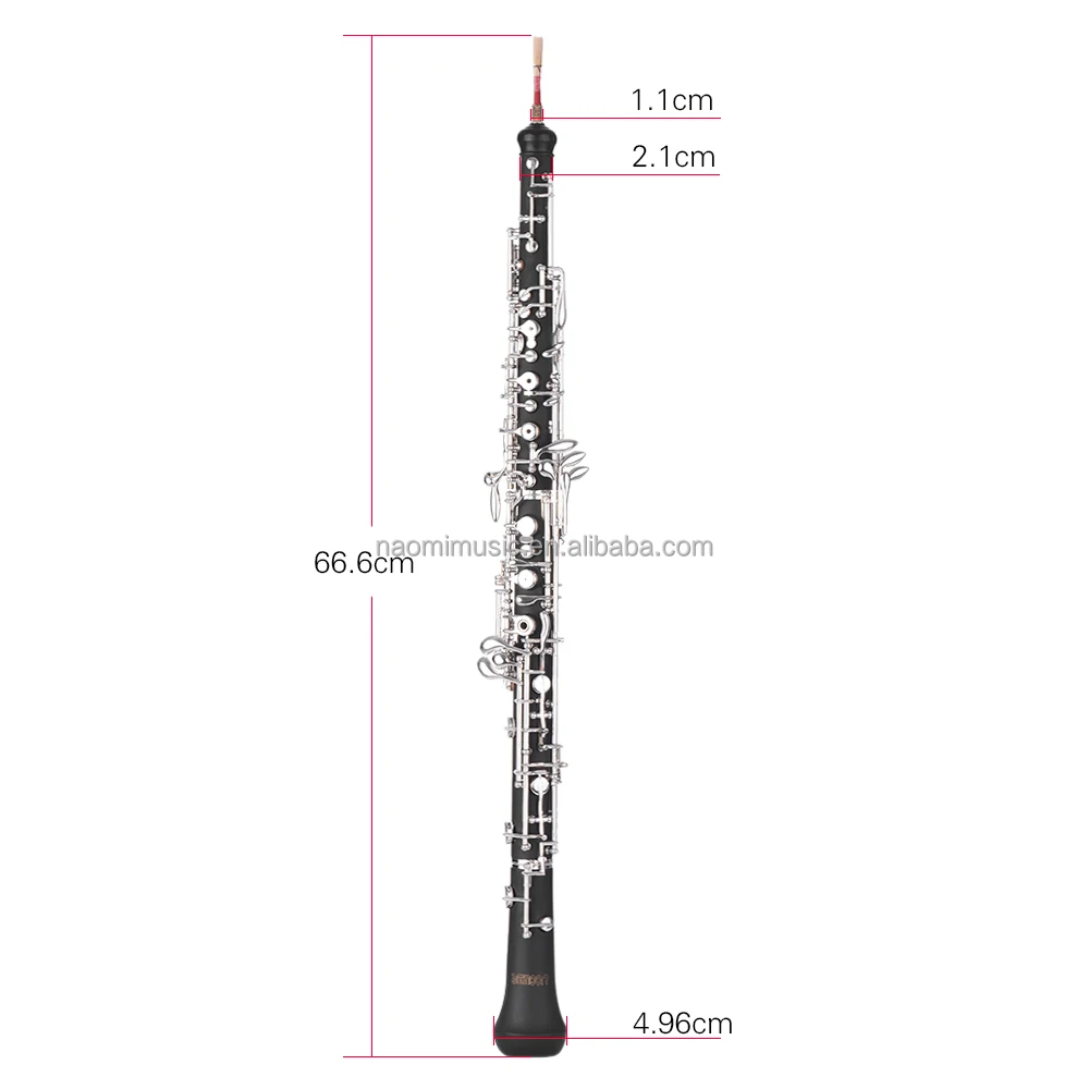 Professional C Key Oboe with Silver Plated Keys