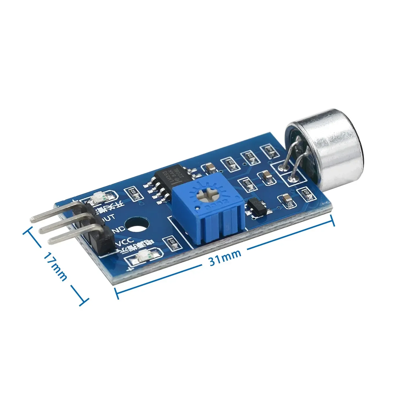 Sound Sensor Module/sound Detection Module Whistle Module Voice Control Switch Output High And ...