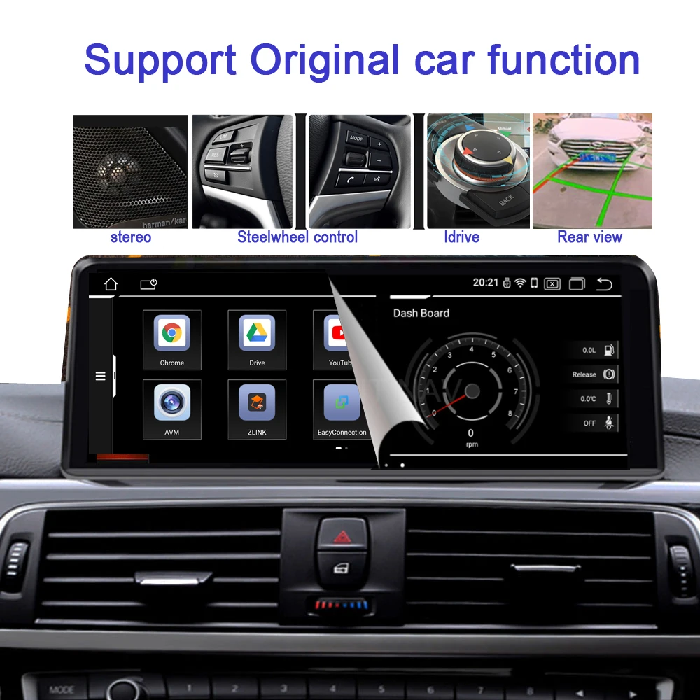 12.3" Wireless Carplay Android 12 Car Multimedia Player Steering Wheel For Bmw 5 Series F10 F11 ...