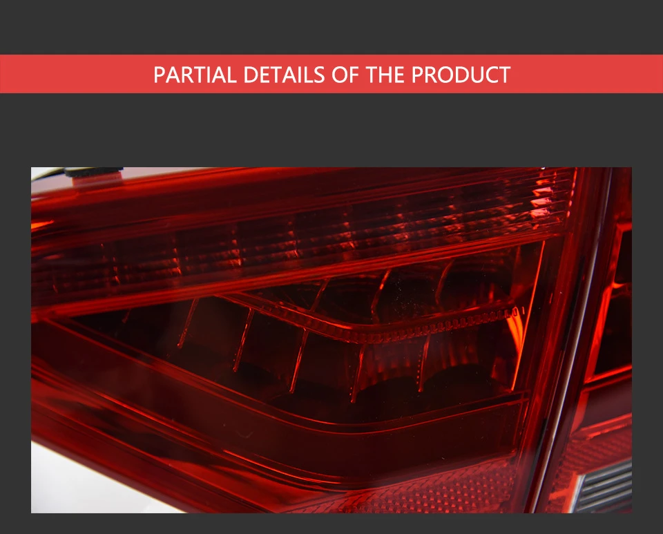 Hot Sale Rear Light Dynamic Tail Lamp signal Light for Audi A5 LED Taillights Assembly 2008-2016 ...