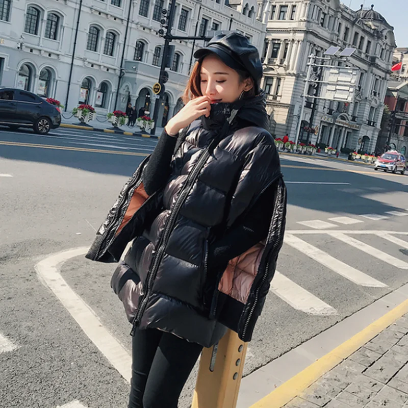 Women Winter Down Jacket 90% White Duck Down Loose Hooded Coats Warm Outwear Brand High Quality ...