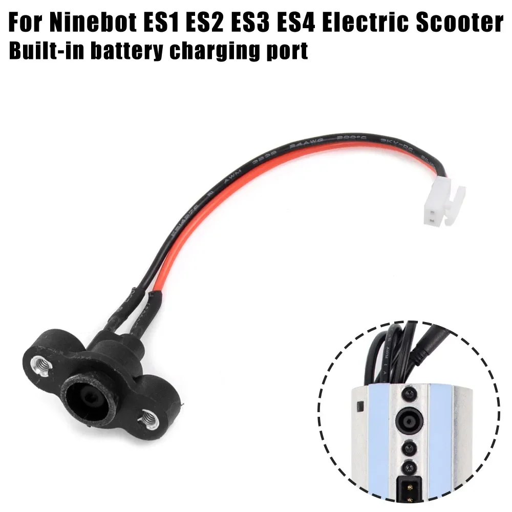 Electric Scooter Controller Charging Port Power Cord Port Replacement Parts For Segway Ninebot ...