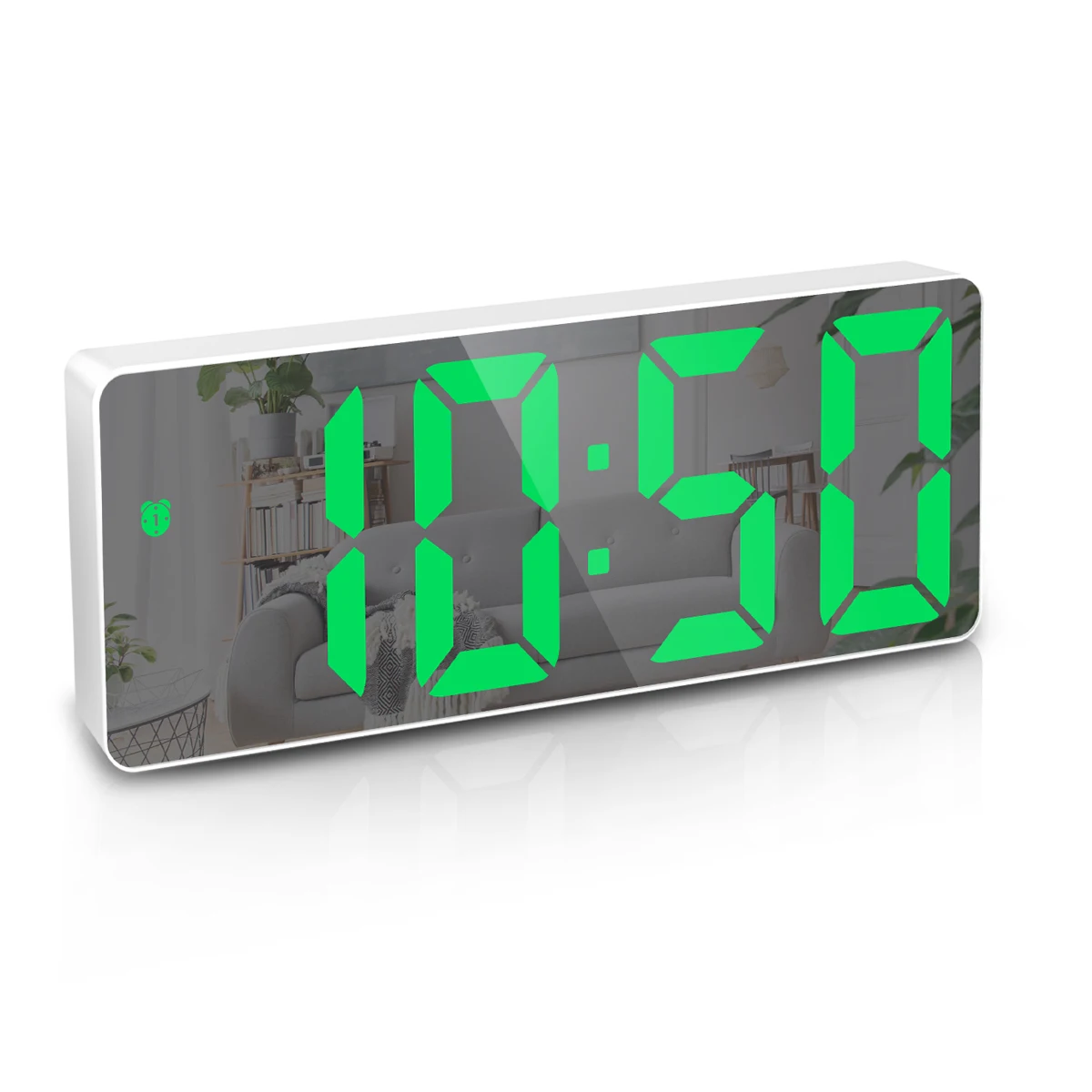 Oria Digital Alarm Clock Led Desktop Clock Voice Control Snooze Time ... Oria Digital Alarm Clock Led Desktop Clock Voice Control Snooze Time ...