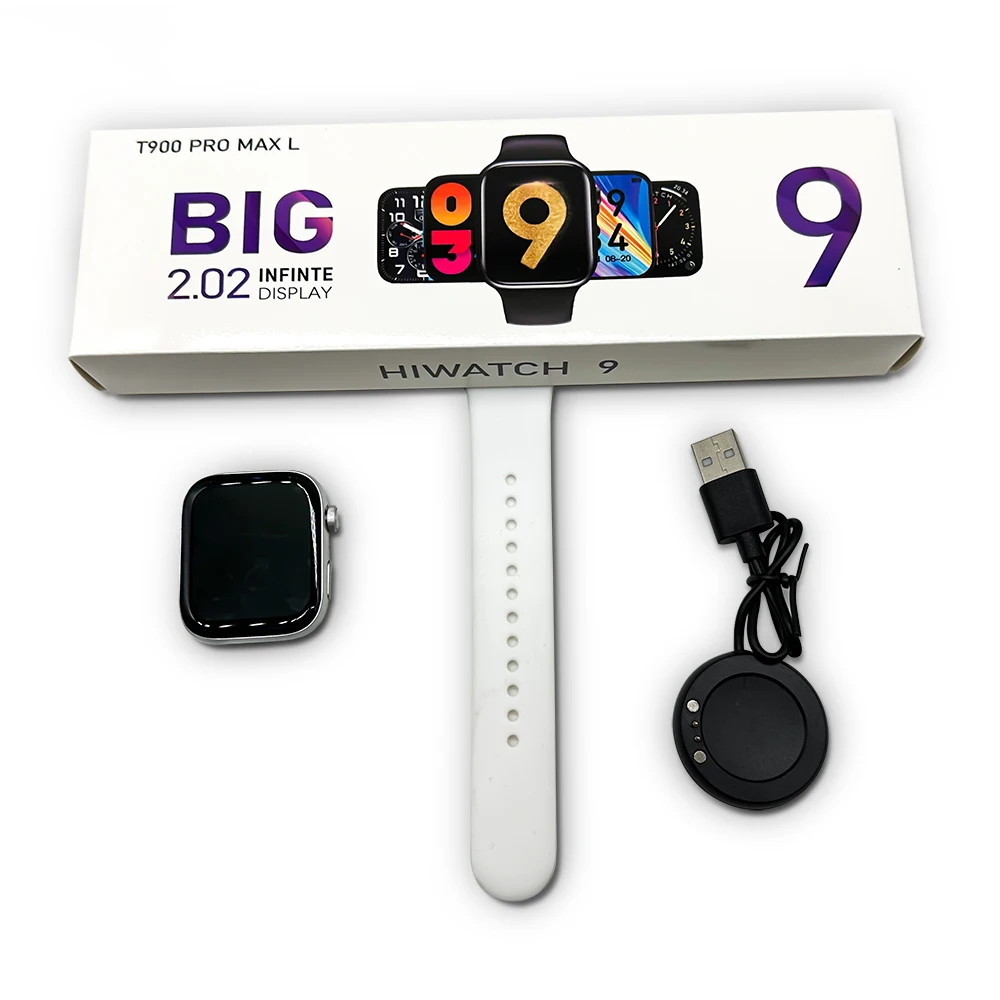 T900 Pro Max L Series 9 Bt Call 1.92 Inch Full Touch Fitness Tracker ...