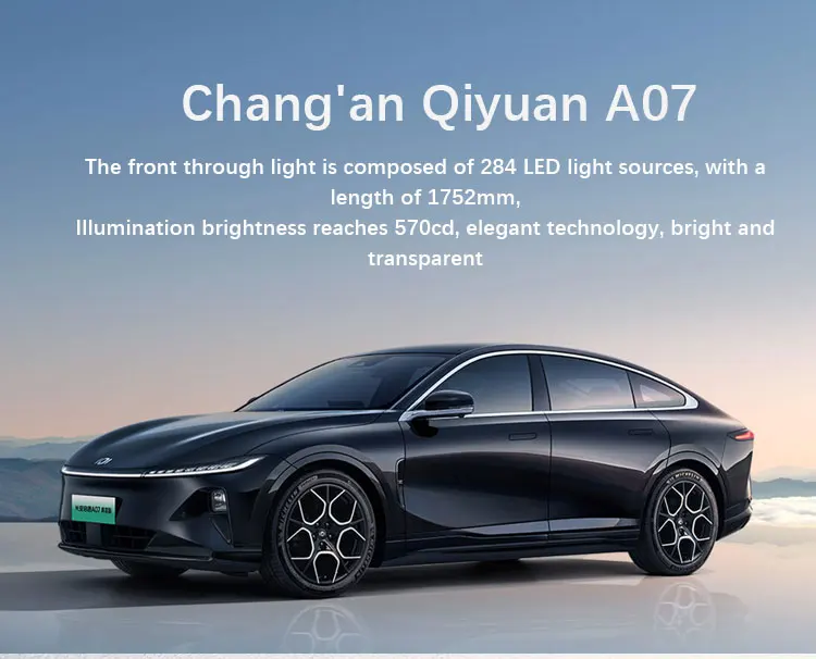 Hot Selling 2024 Changan Qiyuan A07 New Energy Pure Electric Car Pure Electric Car New Energi ...