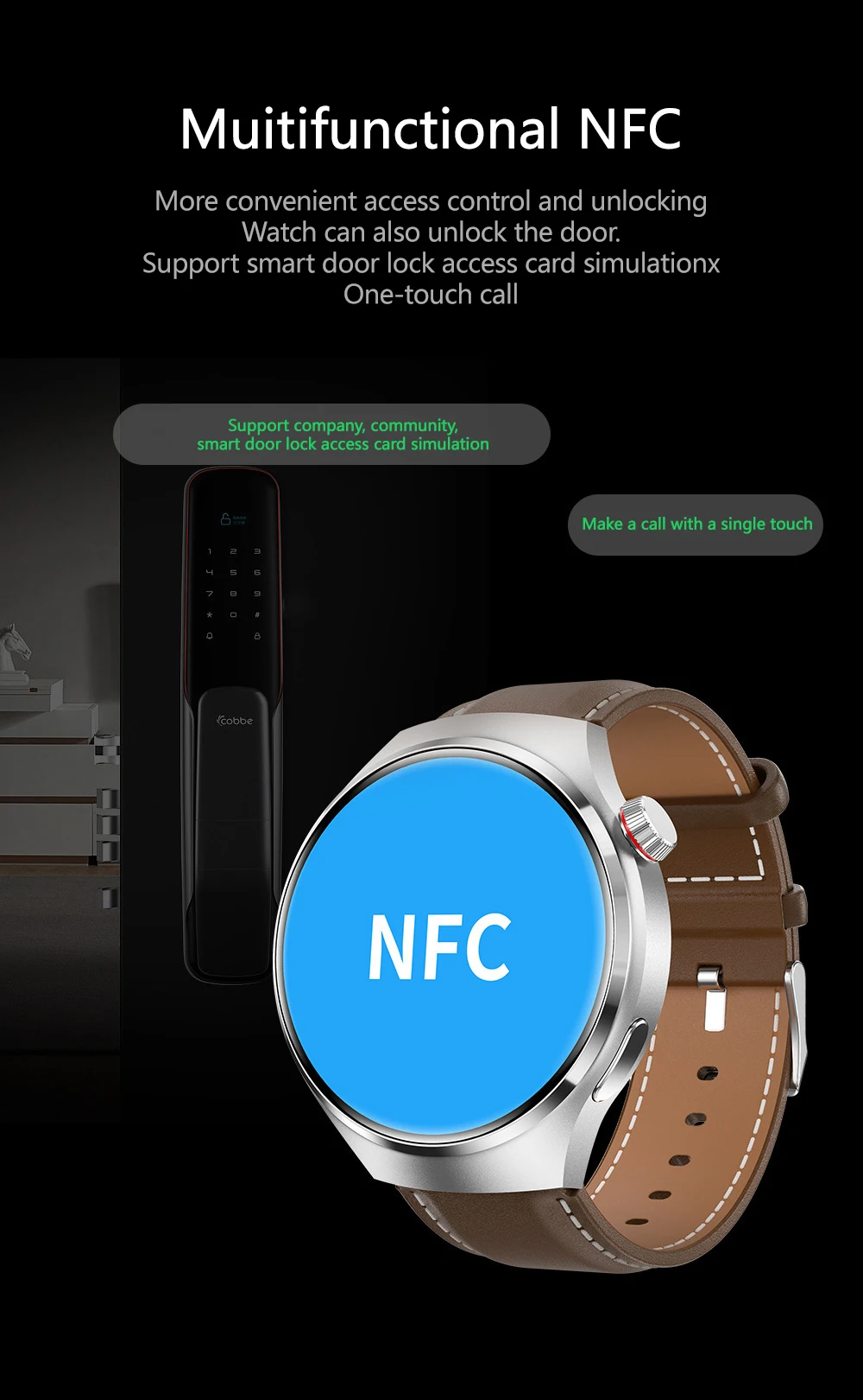 DF F8-V1GT4PRO Smart Watch with Android 8.1 System SL8541E Chip Brand ...