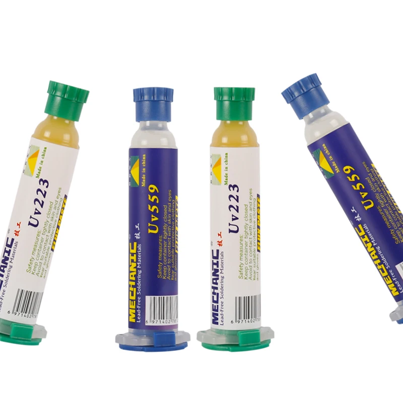 Mechanic 10CC Mechanic Lead-free Soldering UV223 UV559 Solder Flux Paste for SMD PCB BGA Rework ...