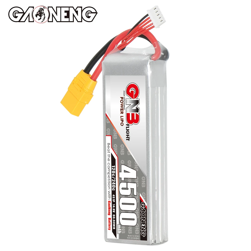 Gaoneng Gnb 4500mah 4s 14.8v 120c 240c Xt90 Rc Lipo Battery For Rc Car Boat Drone Rc Hobbies ...