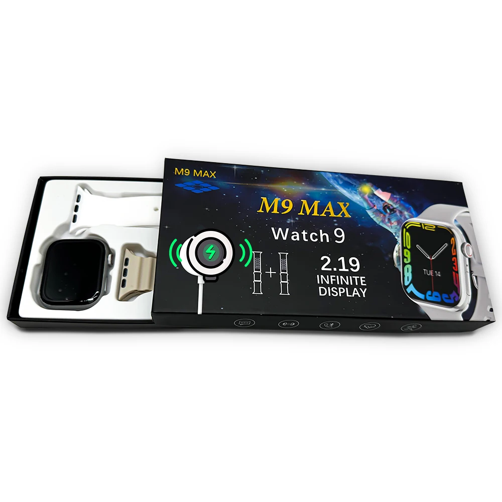 2024 Outdoor M9 Max Smart Watch For Men Bt Call Ip67 Waterproof Double Straps Sports Smartwatch ...