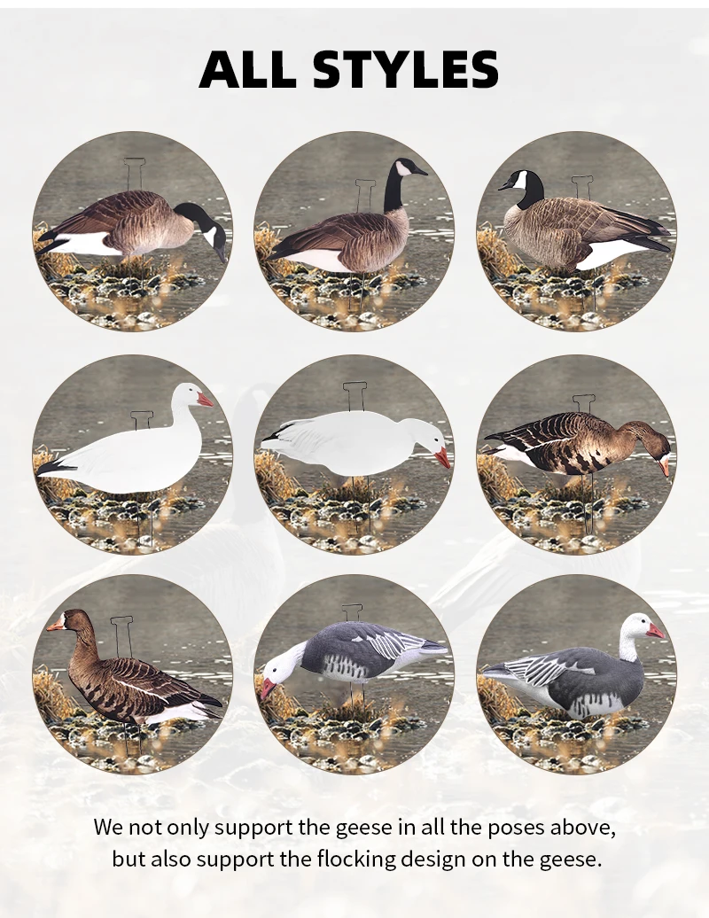 Multiple Style Waterproof Corrugated Goose Decoy Silhouette - Buy Corrugated Goose Decoy ...