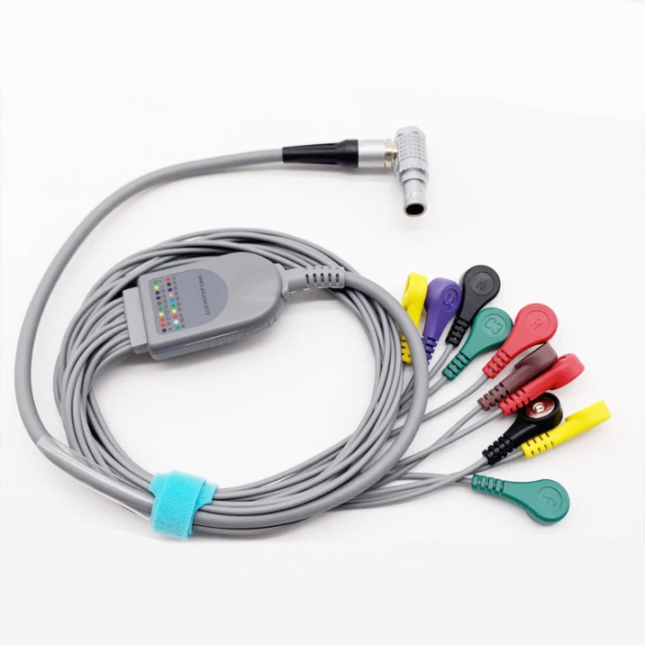 GE CM3000 one-piece 10 lead ecg holter cable