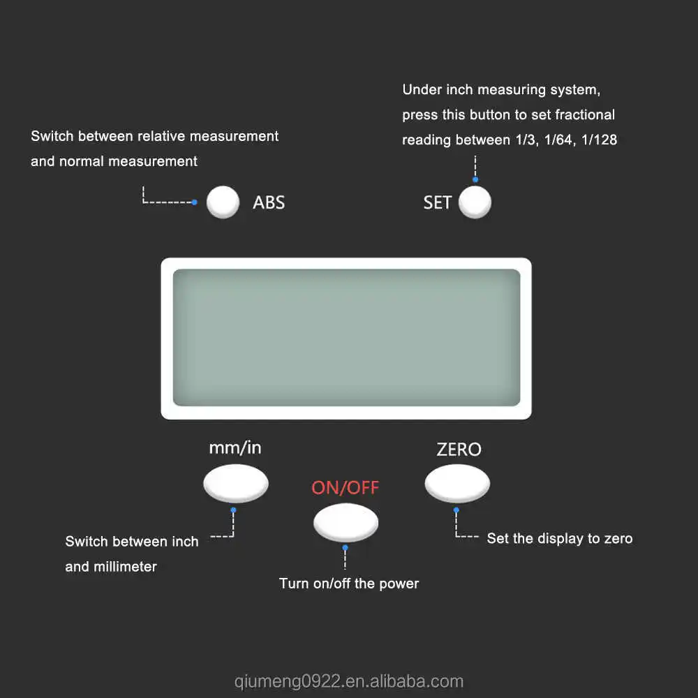 Ruler Measuring Tool for Mill Lathe Multi-functional Ruler Digital Readout Linear Scale With ...