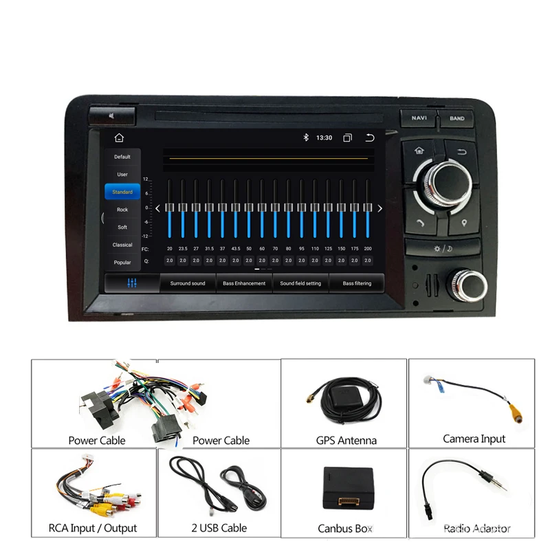 Carplay Autoradio Car Multimedia Radio Android Player Steering Wheel For Audi A3 8p Rs3 ...