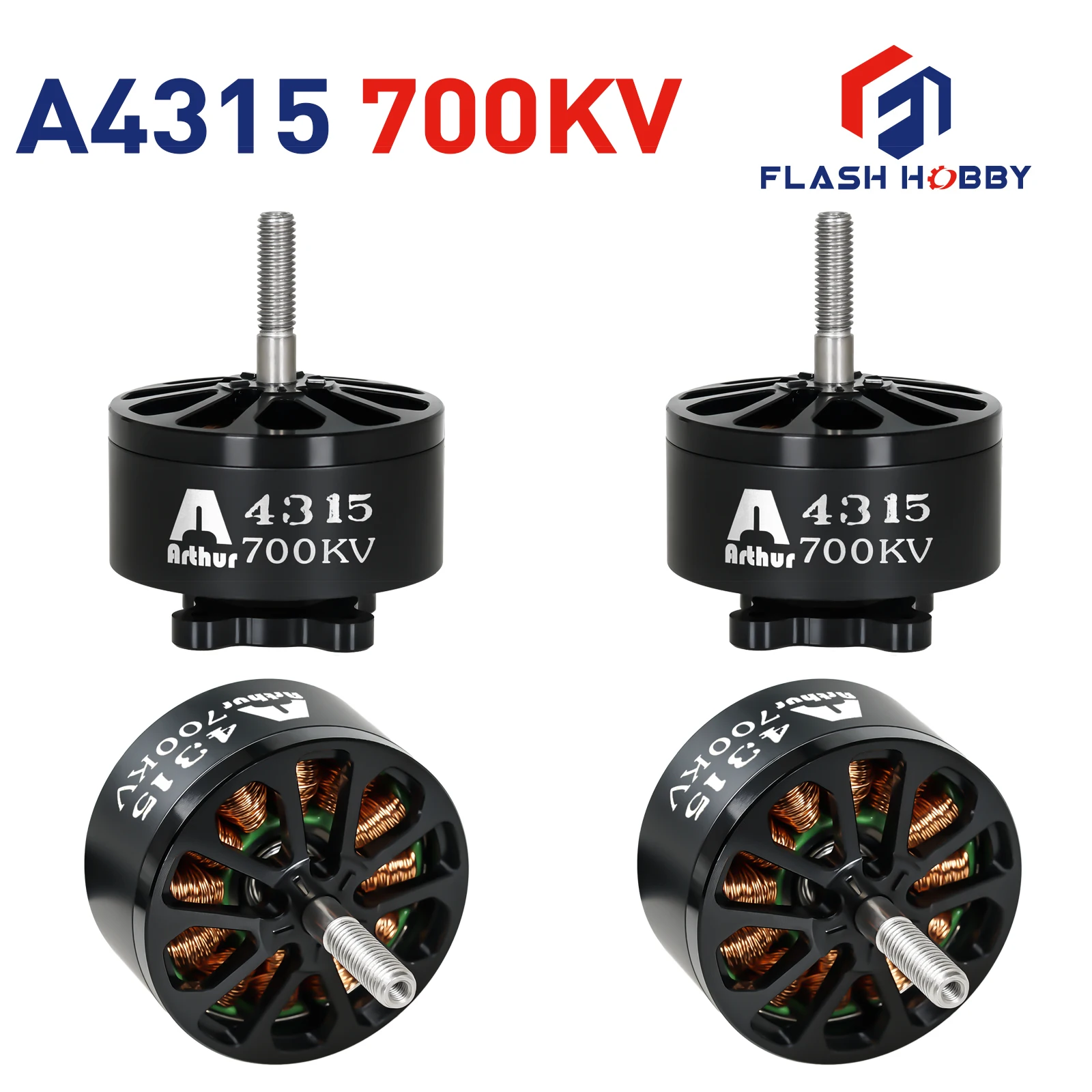 FLASHHOBBY A4315 700KV Brushless Motor for FPV Racing Drones