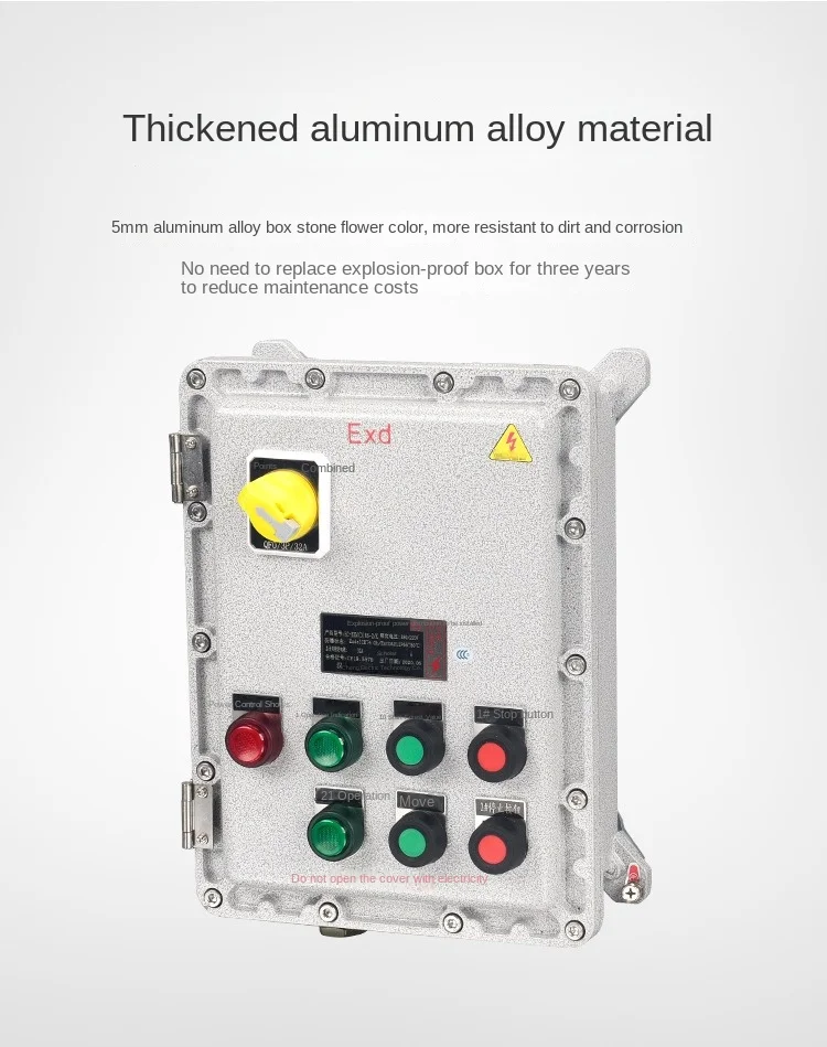 Explosion-proof Distribution Box Aluminum Alloy Explosion-proof Control Box Fan Water Pump ...