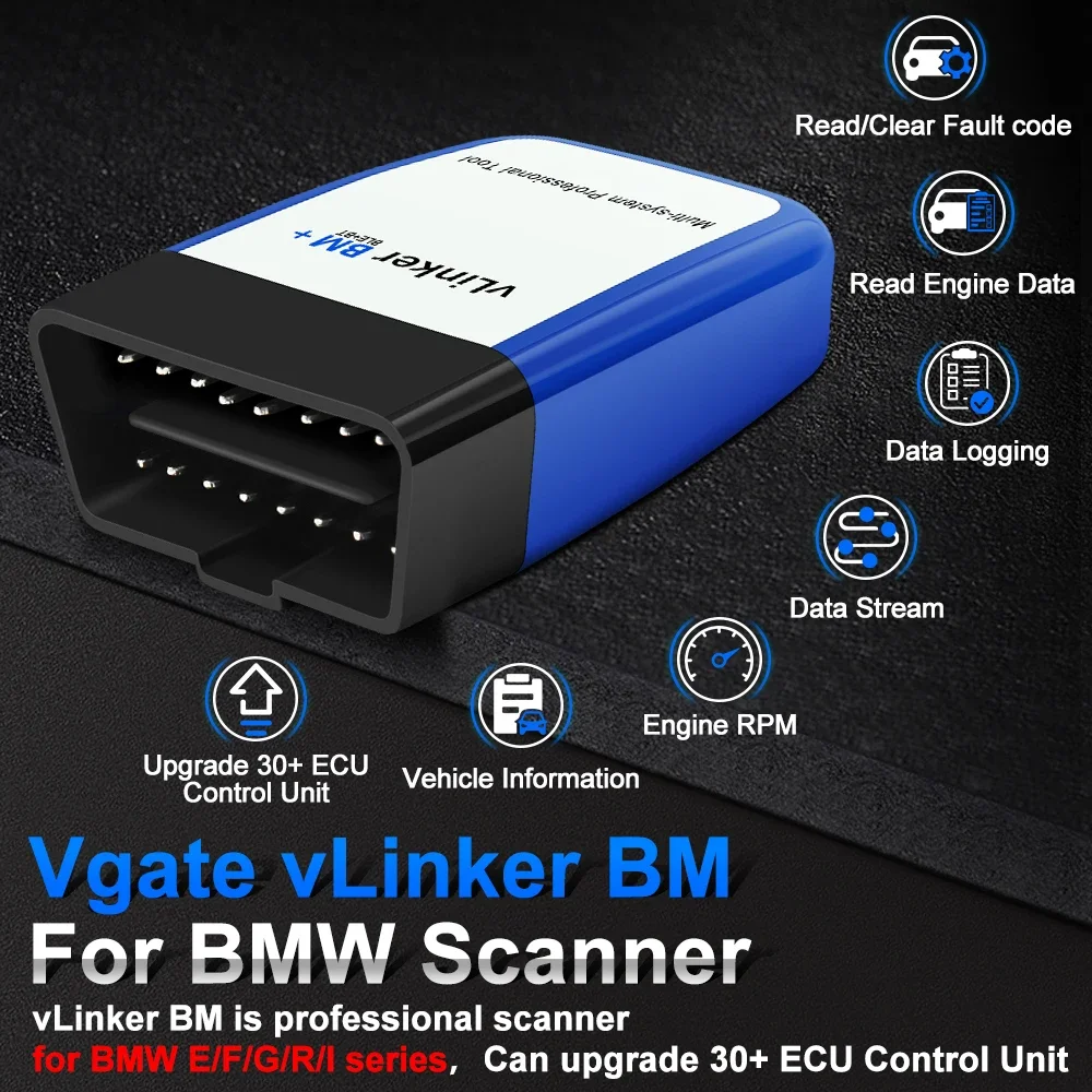 Vgate Vlinker BM - Reliable BMW Diagnostic Tool with Bluetooth