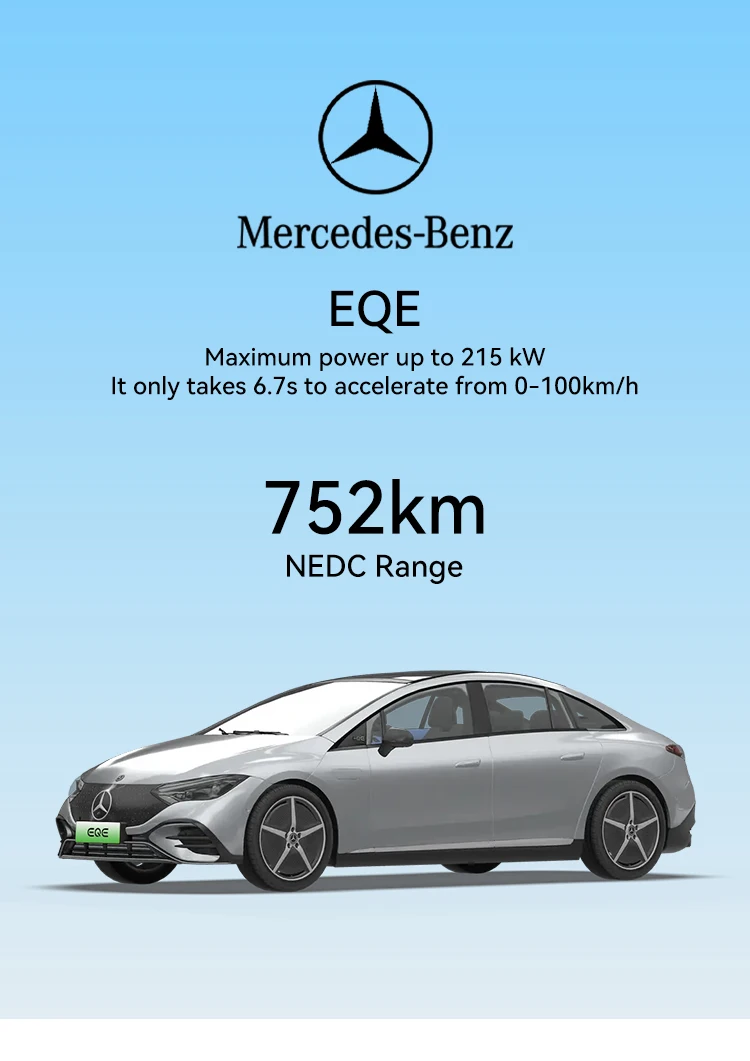 2025 Baratos 0km Mercedes Ben Z EQE 752km NEDC Range Quatro rodas 5 lugares New Energy Veículo ...
