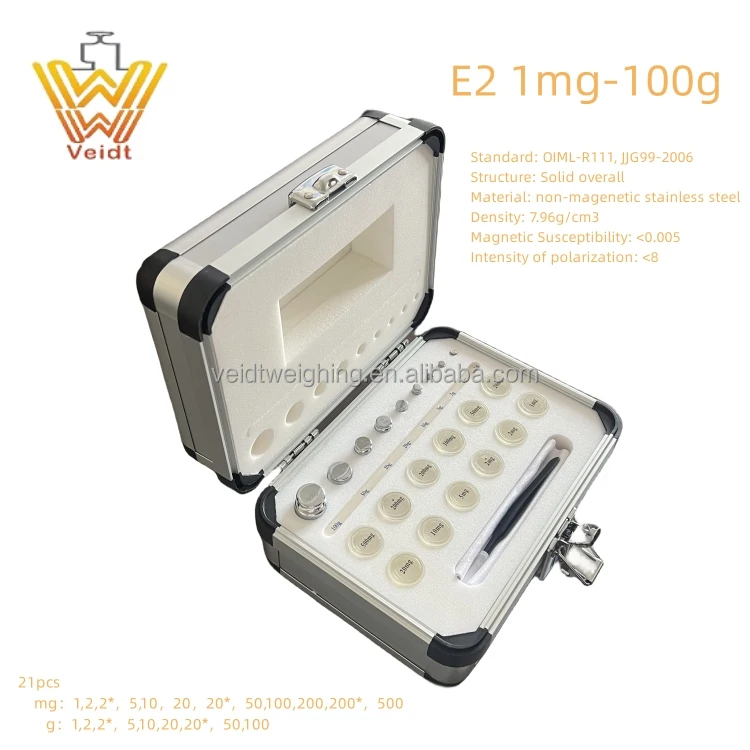Veidt 10 Kg Weights & Measures Calibrated Cans E2 1mg-200g Calibration Weight - Buy Calibration ...