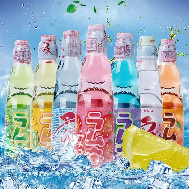 Exotic Ramune Drinks - Enjoy Fruity Carbonated Soft Drinks