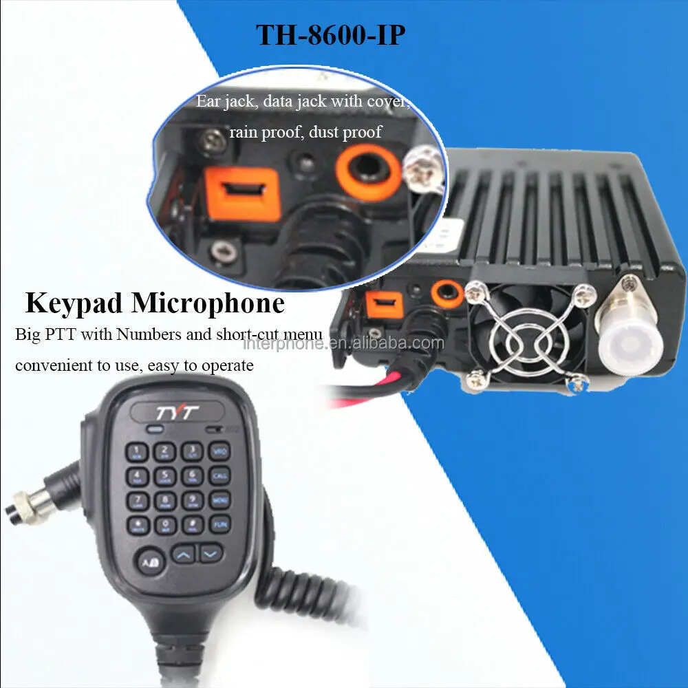 Mobile Radio,Tyt Th-8600 Ip67 Waterproof Vehicle Radio - Buy Tyt Th-8600 Mobile Radio,Dual Band ...