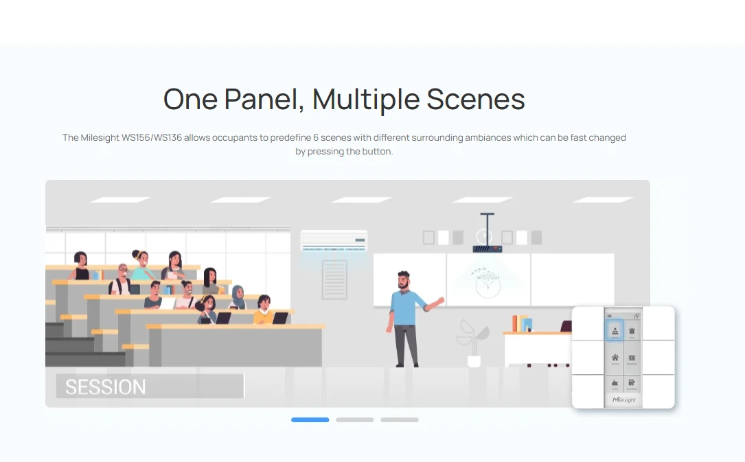 Milesight Smart Scene Panel Seamless Connectivity Smart Office D2D| Alibaba.com