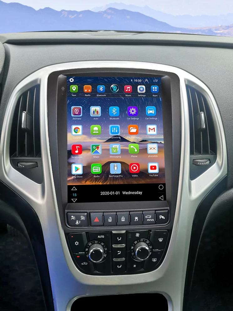 Android Car Multimedia Player For Opel Astra J Buick Excelle Verano 2007-2014 Vertical Screen ...