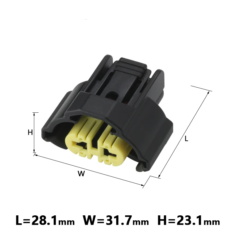 Aowift 1 Set 2 Pin Auto Waterproof Wire Connector Car Fog Lamps Socket H11 H9 M6 Female Plug ...