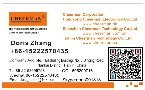 Cheerman Dt8380kh(-50-380c) Industrial Laser Infrared Thermometer Temperature Gun Digital ...