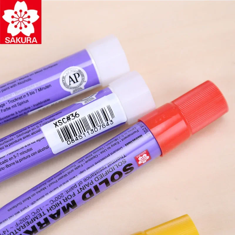 Wholesales Sakura Solid Marker Industrial Pen Xsc Dry Can Write On Steel Plate Water Oil Surface ...