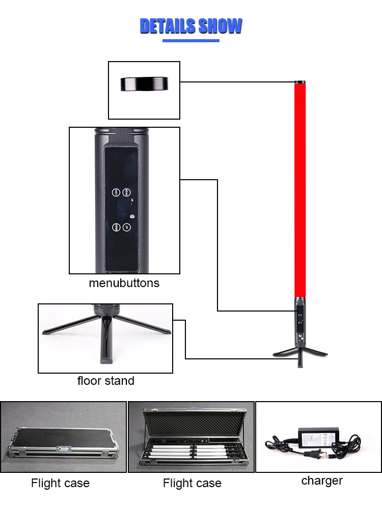 Best 5000k (daylight) Led Tube Lamp Onsite Metering Stage Effects Light ...