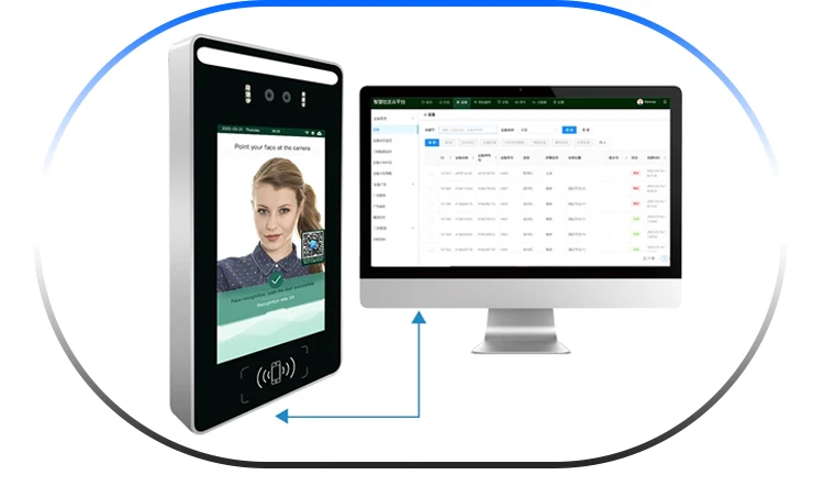 Vf618pro Face Recognition Terminal Biometric Facial Attendance System Cloud Access Controller ...