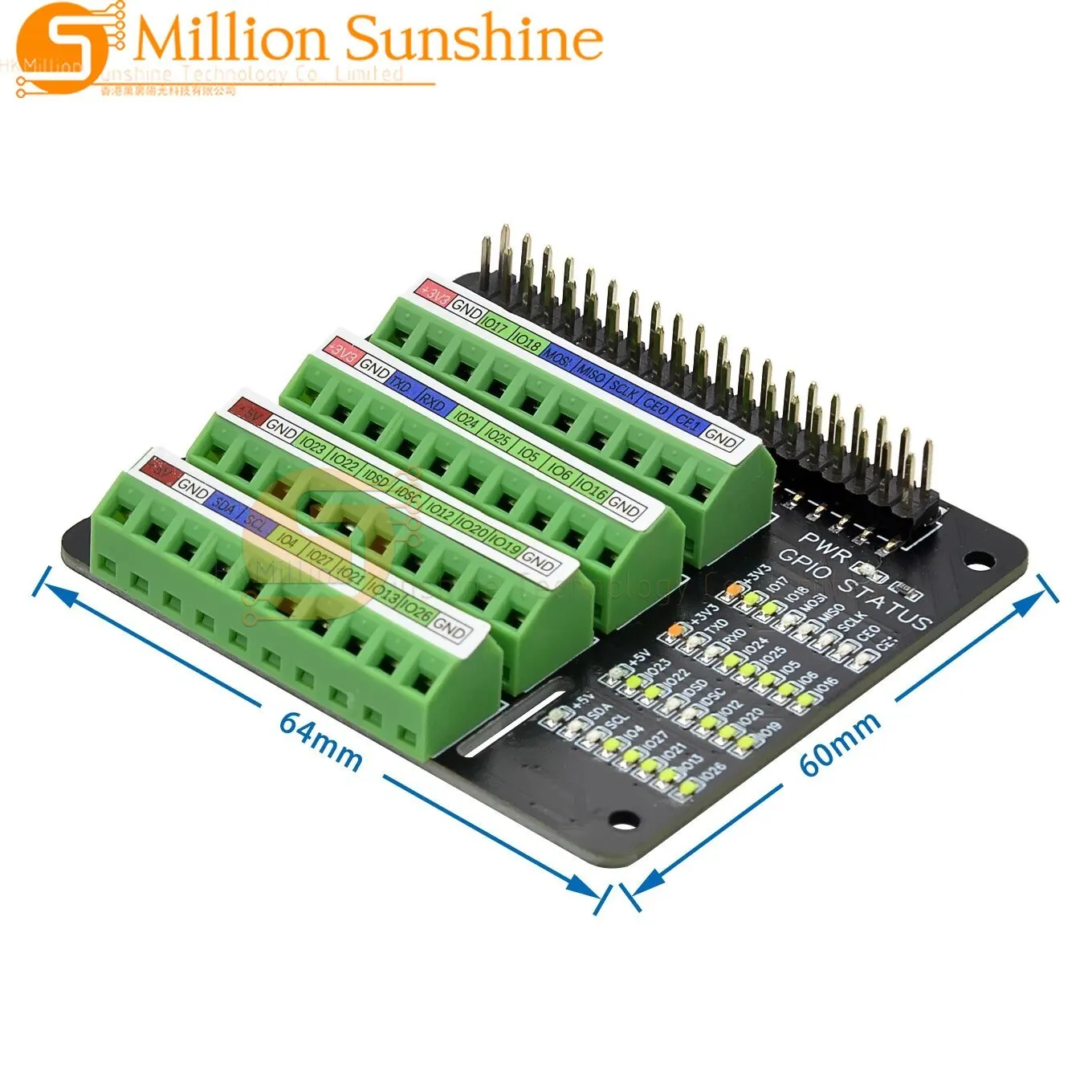 Raspberry Pi Series Gpio Terminal Expansion Board - Buy Raspberry Pi,Raspberry Pi Gpio,Terminal ...