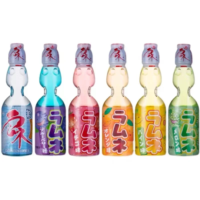 Exotic Ramune Drinks - Enjoy Fruity Carbonated Soft Drinks