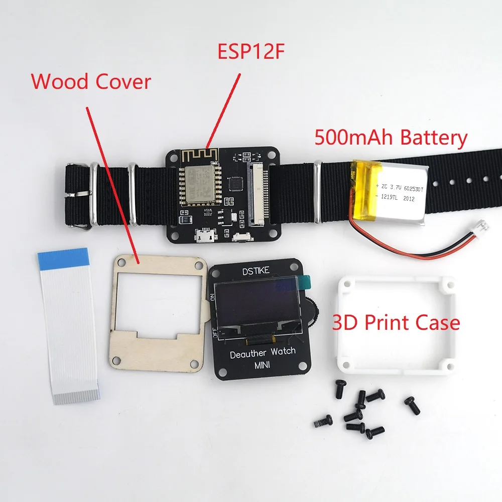 Dstike Watch V1 Esp8266 Development Board Smart Watch Devkit Arduino Nodemcu Esp32 Iot 500ma ...