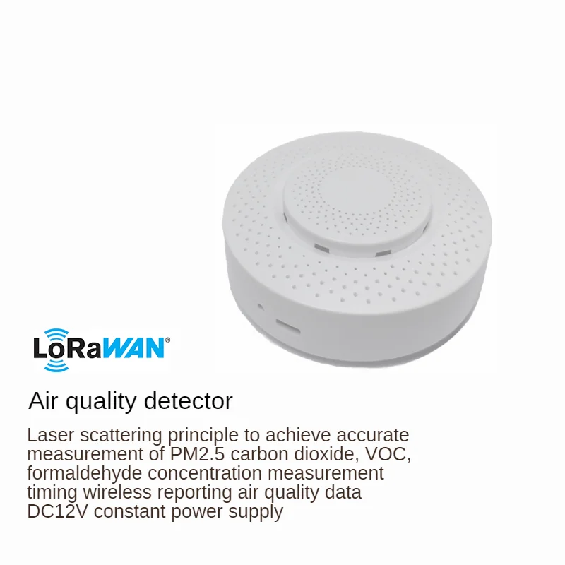 Lorawan Air Quality Detection Pm2.5 10 Carbon Dioxide Co2 Formaldehyde Tvoc Indoor Iaq ...