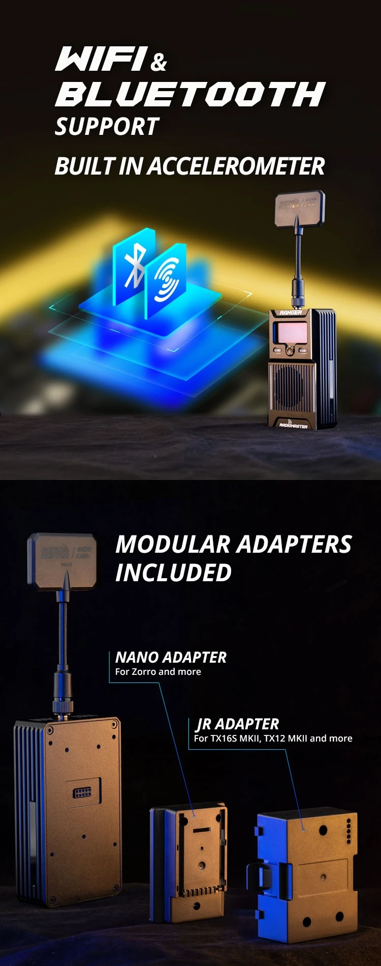 Radiomaster Ranger 2.4ghz Elrs Module Combo Set Rp1 And Rp2 Receiver - Buy Radiomaster Ranger 2 ...