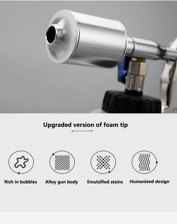 Xunchi New Upgrade Water Spray With Round Head Tornado High Pressure Felectroplating Foam Spray ...