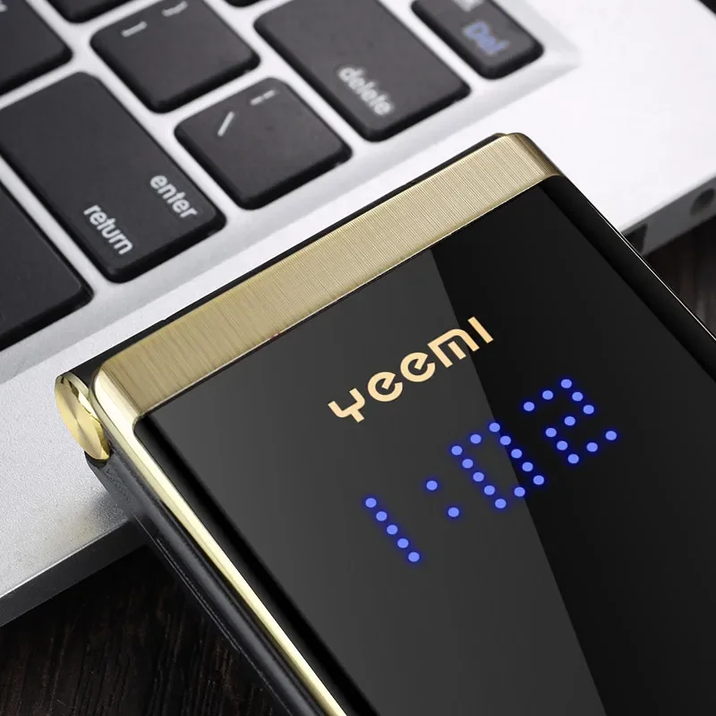 YEEMI M2-C Flip Mobile Phone - Elderly-Friendly 2G Dual SIM