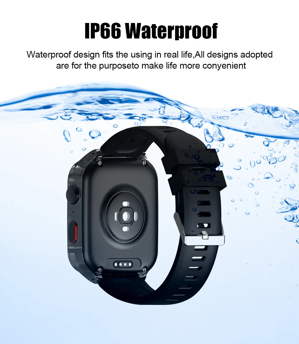 Vl13 Ecg Ppg Blood Oxygen Smart Watch Sim Card Gps Track Ecg Heart Rate Monitor Sos Health Elder ...