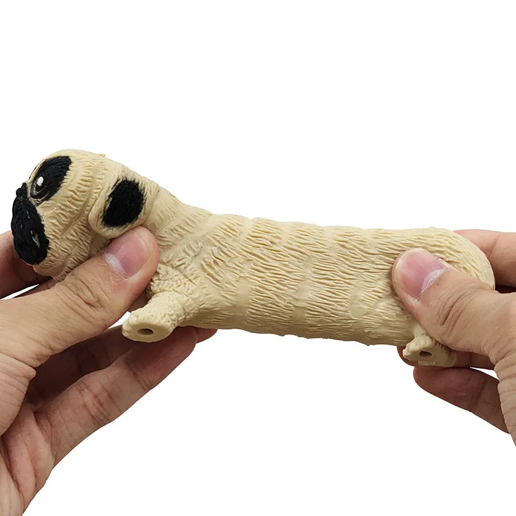 Wholesale Squeeze Anxiety Relief Squishy Stretch Simulation Dog Shape Fidget Stress Pug ...
