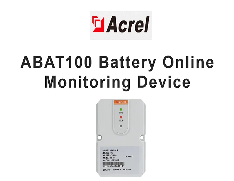 Acrel Abat100-c Battery Monitoring Module High Stability Uart Modbus-rtu Communication Matched ...