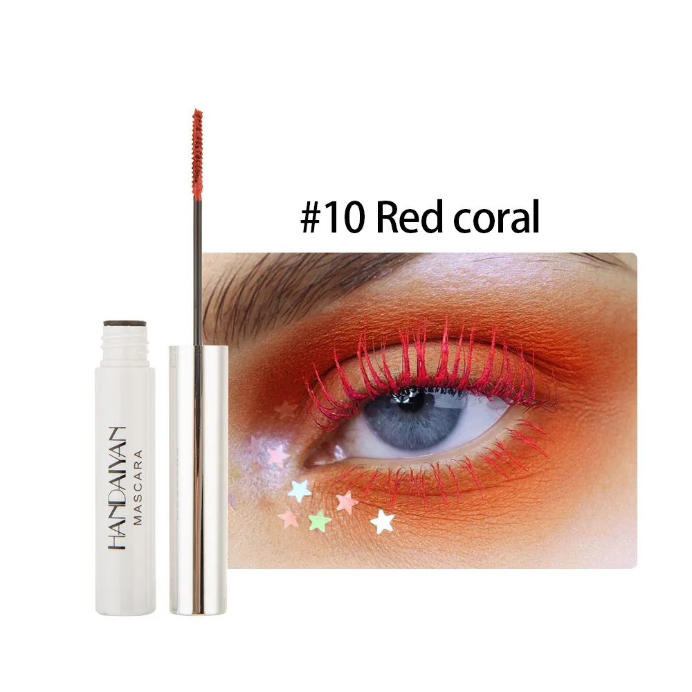 Handaiyan Stage Makeup Colorful Mascara 12 Colors Quick Dry Lengthening ...