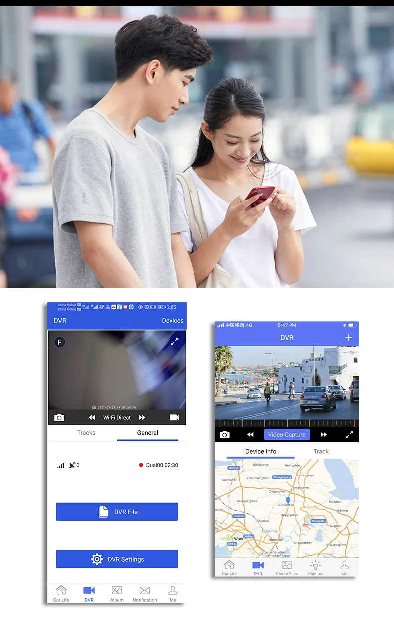 4G Hidden Cloud Recording Monitoring System - Car Dash Cam