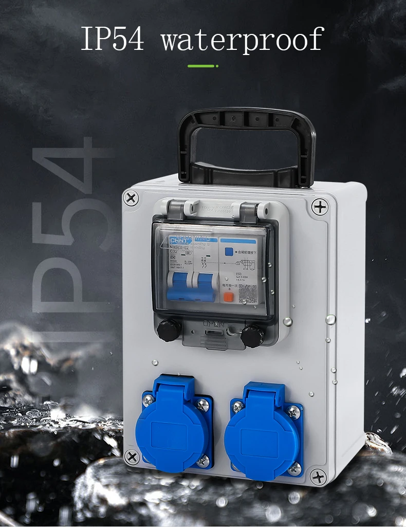 Best Selling Portable Mobile Distribution Box Waterproof Portable Industrial Socket Box IP67 ...