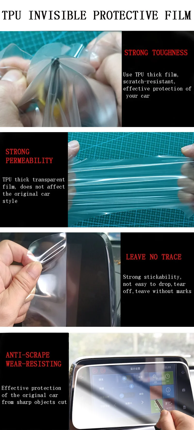 For Kia Dl3 K5 2020-2023 Car Gps Navigation Protective Lcd Tpu Screen Protector Anti-scratch ...