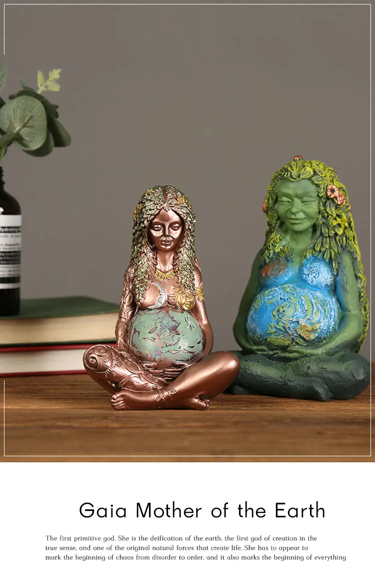 Gaia Statue Mother Earth Goddess Figurine,Gifts For Women,Mom,For Mother's Day Earth Day ...