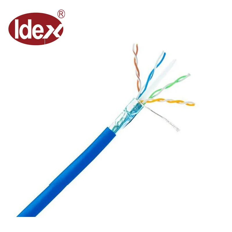 Cat6A Plenum Shielded (CMP) Ethernet Cable 1000ft 23AWG 100% Solid Bare Copper Twisted Pair PVC ...