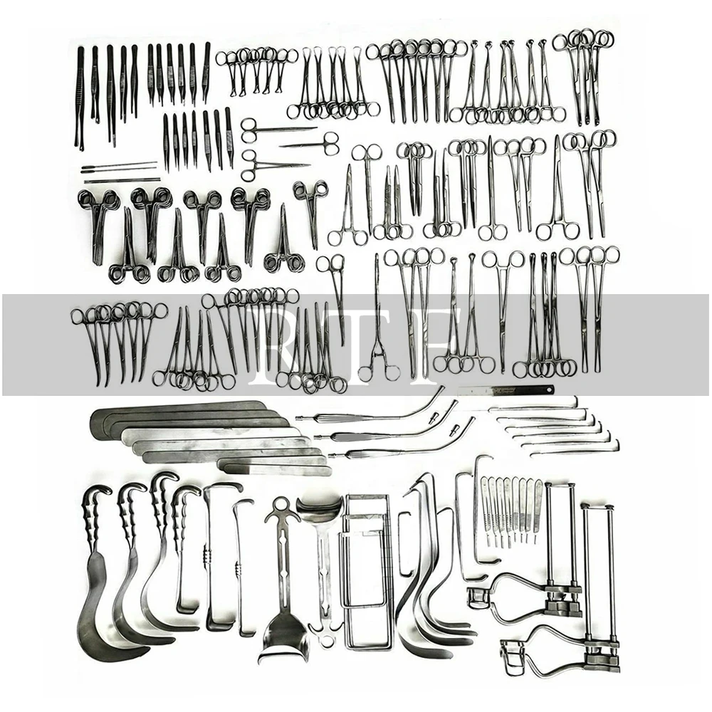 197 Pcs Laparotomy Set Surgical Medical Instruments Lot New Excellent ...