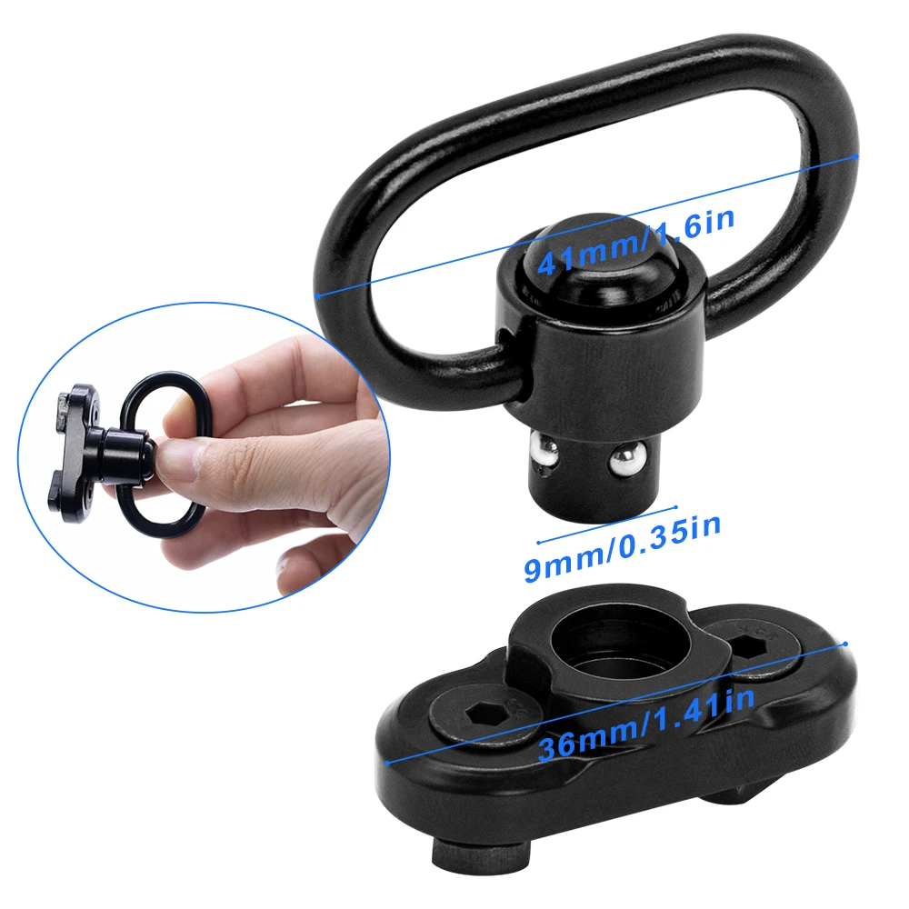 Quick Release Keymod Module Sling Ring Back Strap Ring Pack Sling ...